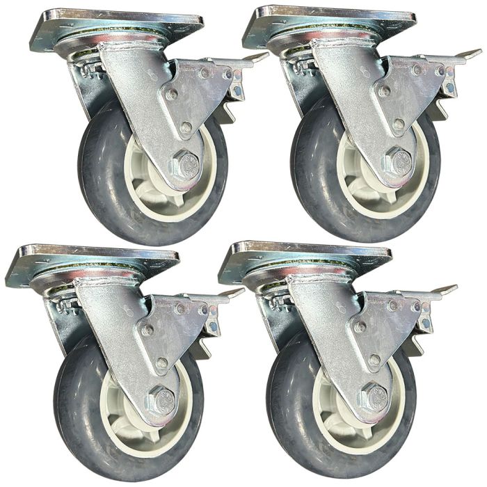 Magnum Industrial 2"x5" Job Box Casters - 4pk