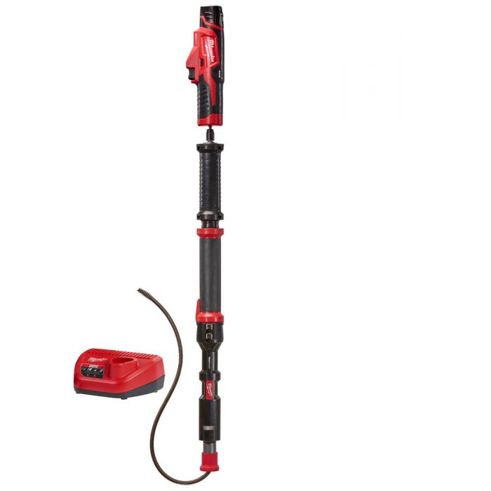 Milwaukee M12 12 Volt Lithium-Ion Cordless TRAPSNAKE 4 Ft. Urinal Auger Kit