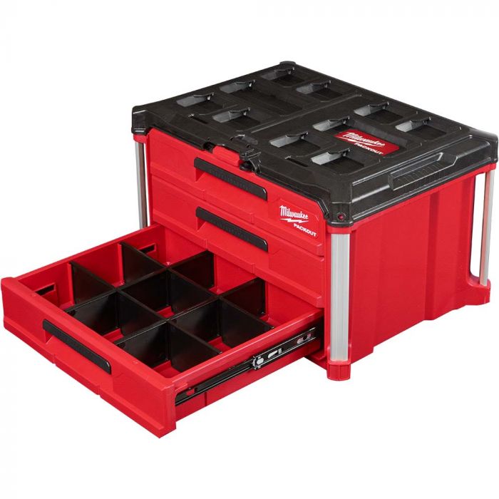 Milwaukee PACKOUT 3 Drawer Tool Box