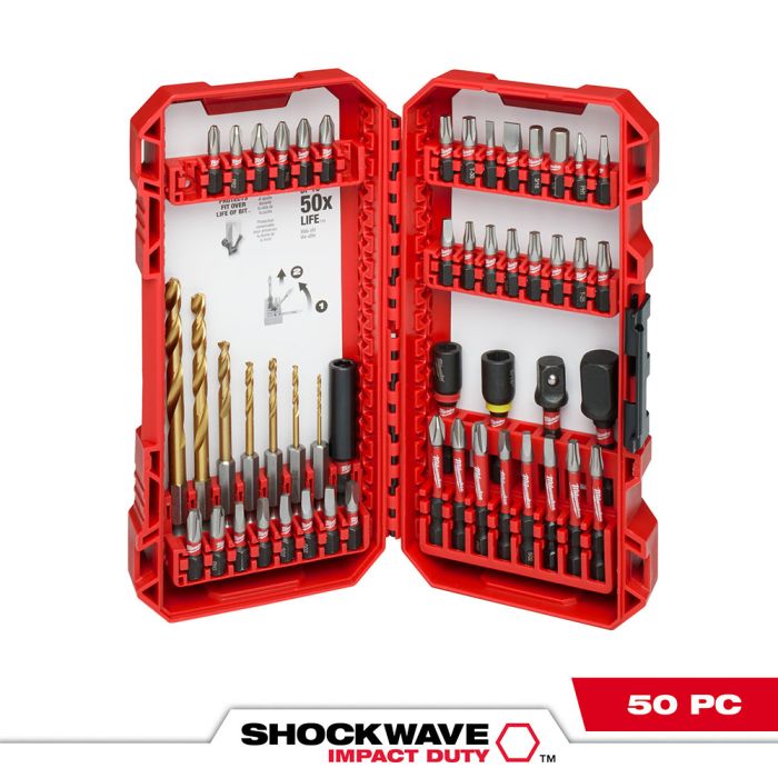 Milwaukee Shockwave 50pc Bit Set