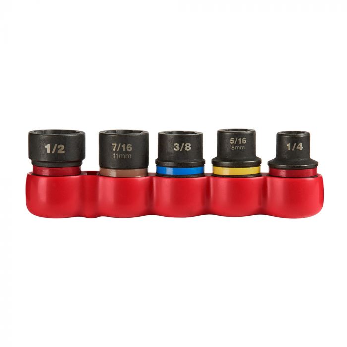 Milwaukee SHOCKWAVE Impact Extractor Set - 6 Piece