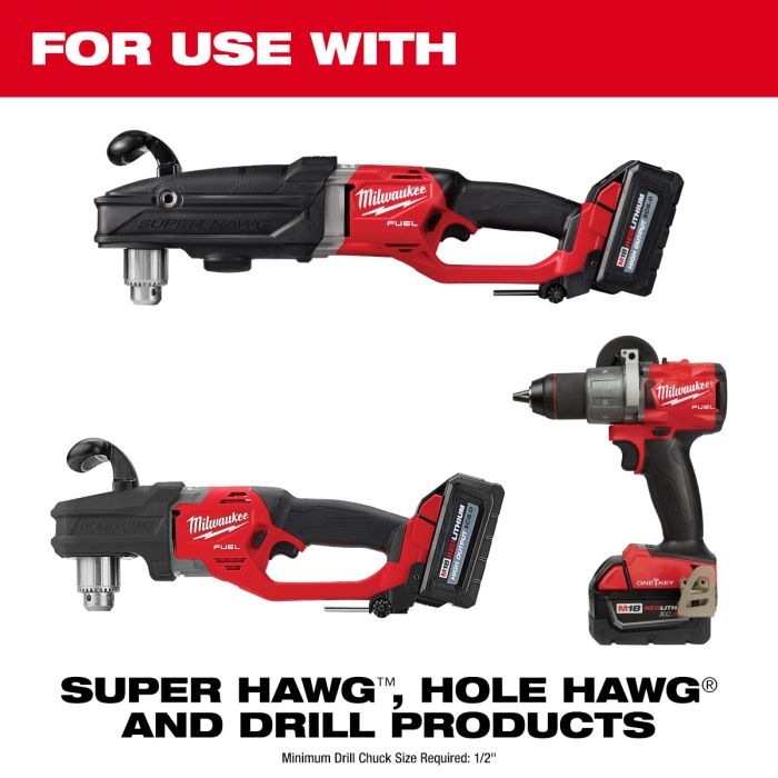 Milwaukee BIG HAWG with Carbide Teeth Hole Saw Kit w PACKOUT Compact Organizer 9pc