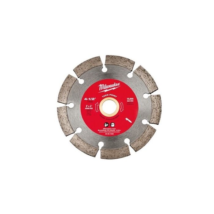 Milwaukee 4-1/2" Tuck Point Segmented Sawblade