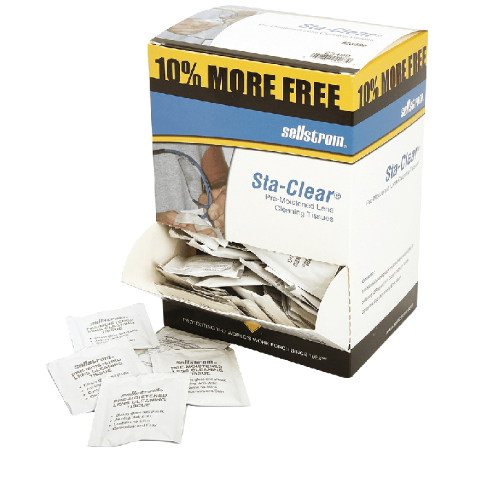 Sellstrom STA-Clear Pre-Moistened Lens Cleaning Tissues