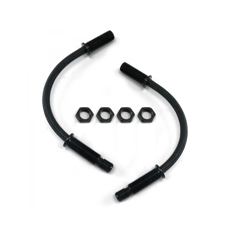 Black Billet 12" Black Stainless Steel Door Loom - 2pk