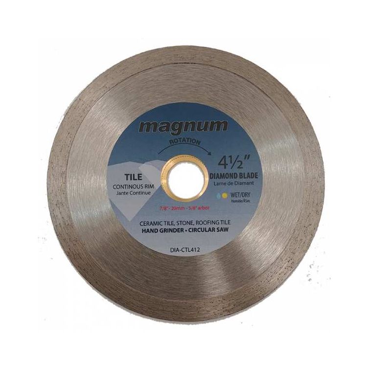 Magnum 4-1/2" Continuous Rim Diamond Blade