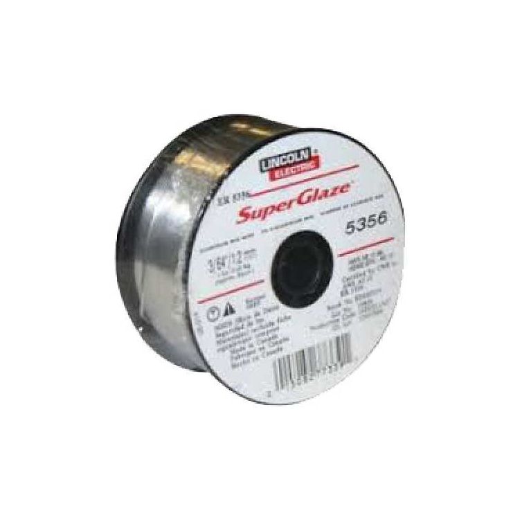 Lincoln Electric 3/64" SuperGlaze Aluminum Alloy Welding Wire (1 lb)