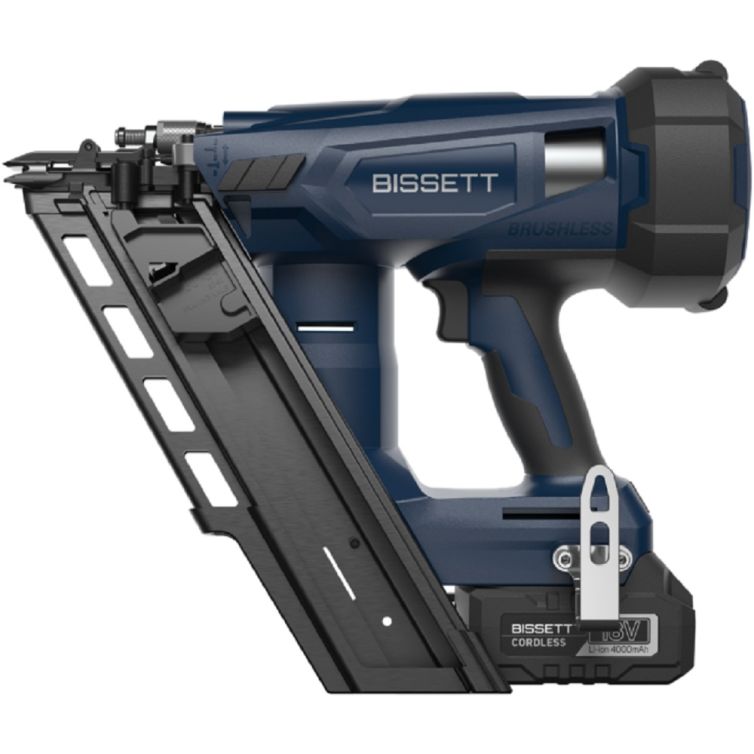 Bissett Cordless Framing Nailer 30° - 34° Framing Nailer