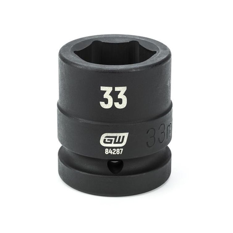 GearWrench 84284 1" Drive 6 Point Standard Impact Metric Socket 28mm