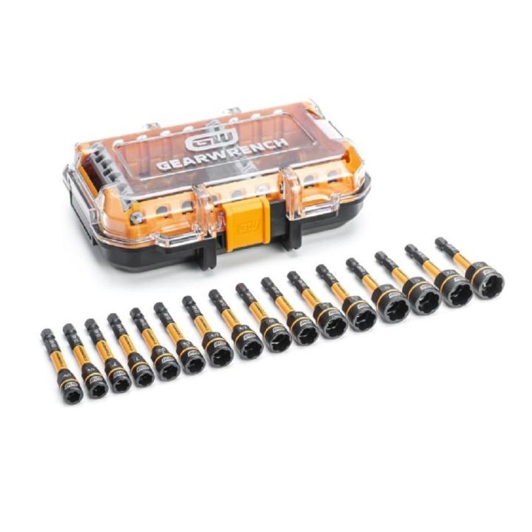 GearWrench 16 Piece Bolt Biter Nut Extractor & Driver Set