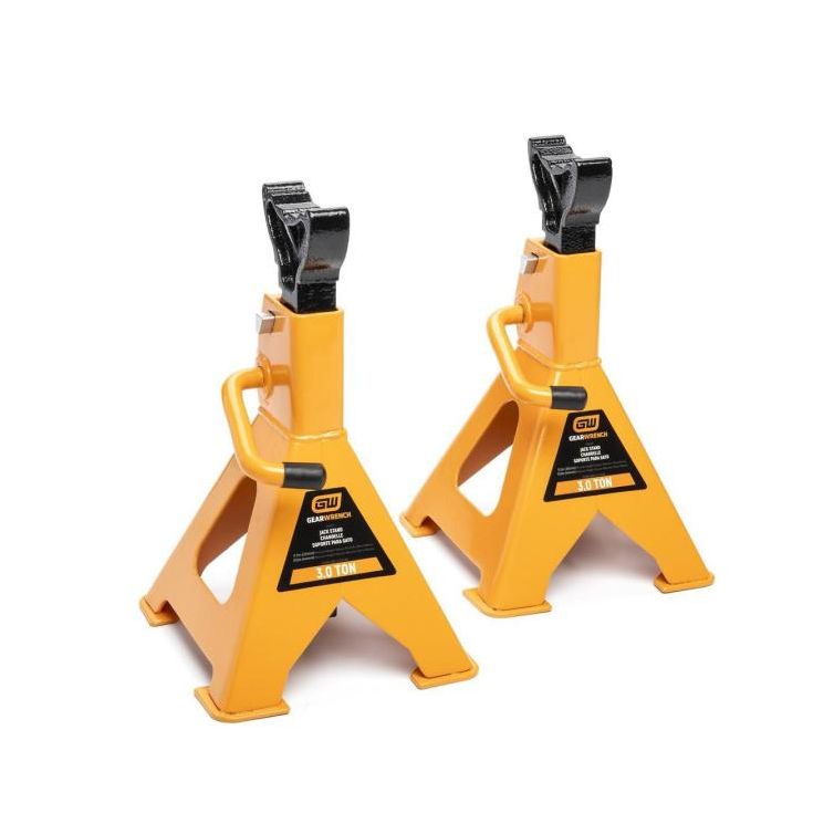 GearWrench 3 Ton Ratcheting Jack Stand - 2 Per Pack