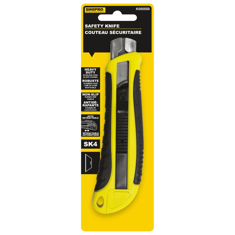 Shopro K000550 Retractable Utility Knife