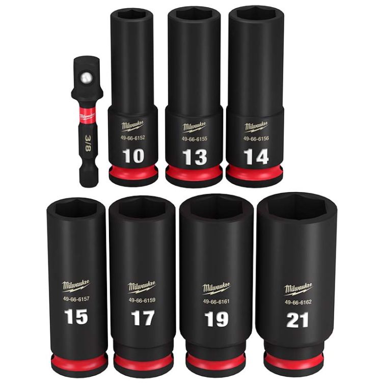 Cool Milwaukee 38 Impact Sockets Photos