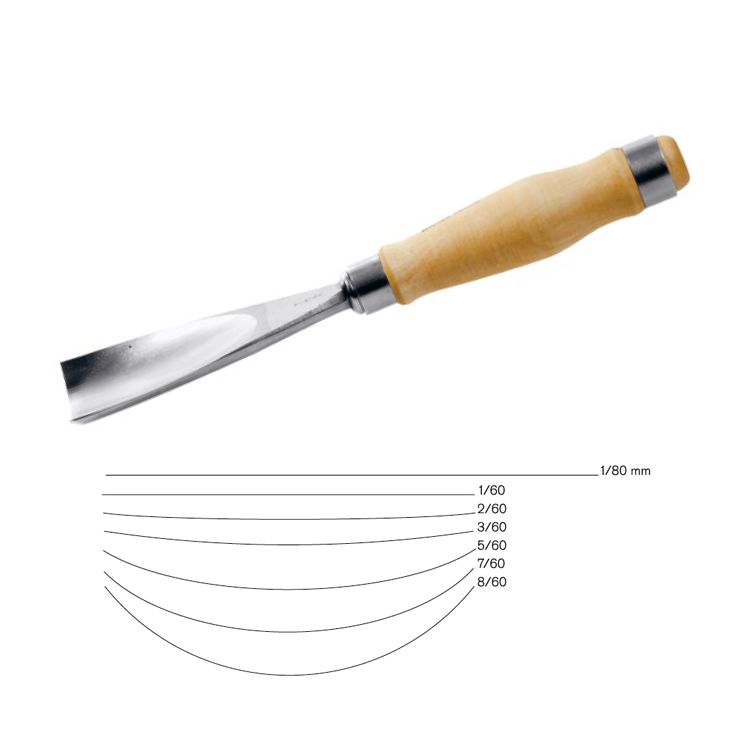 Pfeil #7 x 60mm Heavy-Duty Fishtail Gouge