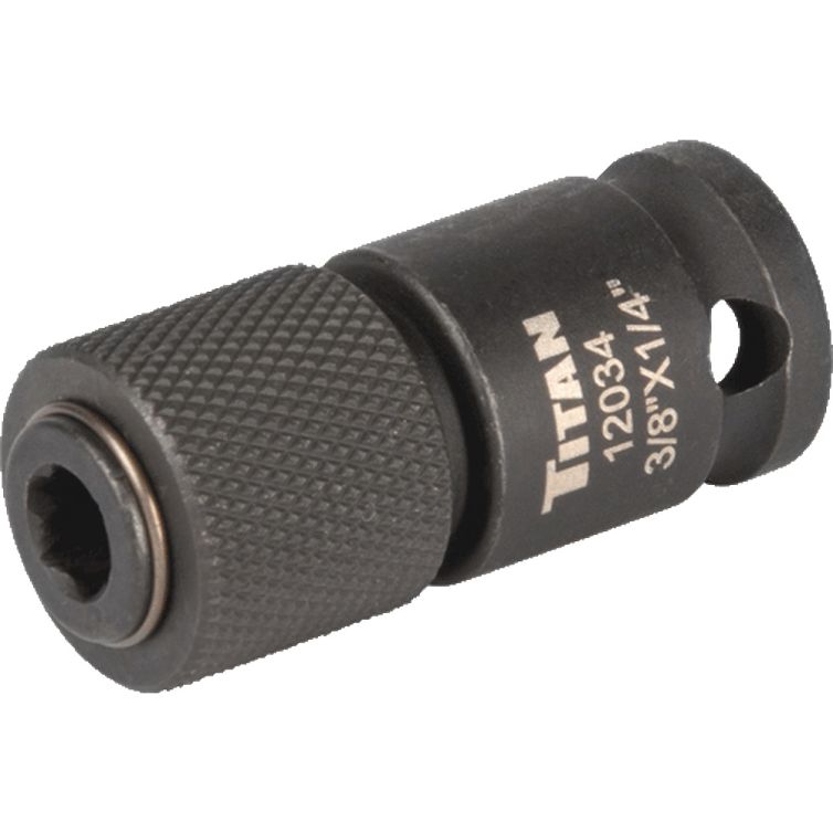 Titan Tools 3/8" Square to 1/4" Hex Quick Change Impact Adapter