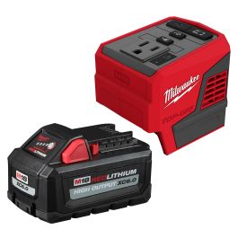 M18 18-Volt 175-Watt Lithium-Ion Powered Compact Inverter with 6.0 Ah ...