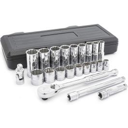 GearWrench 22pc 12pt Socket Set