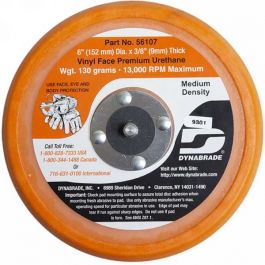 Dynabrade 6" Vinyl Sander Non-vacuum Disc Pad