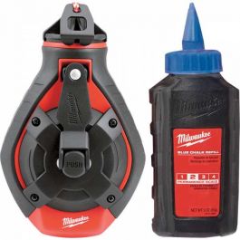 Milwaukee 100 ft. Bold Line Chalk Reel - Blue Chalk