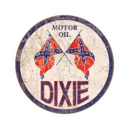 Dixie Gas Tin Sign