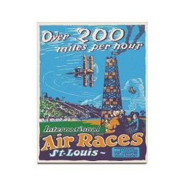 St. Louis Air Races Tin Sign