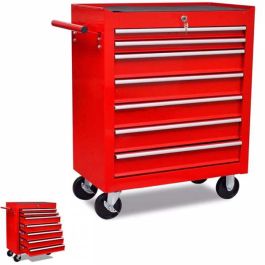 Magnum 24" 7-Drawer Tool Chest Rolling Cabinet (Red)