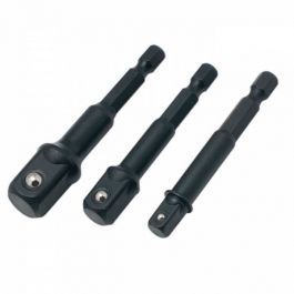 Titan 3pc 1/4" Hex to Square Drive Adapter Set