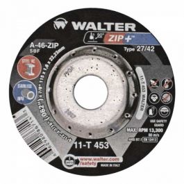 Walter ZIP+ XTRA 4-1/2" Cut-Off Wheel - Depressed Centre