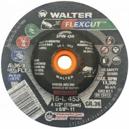 Walter FLEXCUT 4-1/2" Blending Disc - 36 Grit