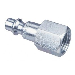 New Line 1/4" PLATED INDUSTRIAL NIPPLE X 1/8" FEMALE NPT