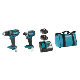 Makita 18V LXT Cordless 2 Tool Combo Kit (3.0Ah x2)