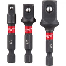 Milwaukee SHOCKWAVE Hex Shank Socket Adapter Set
