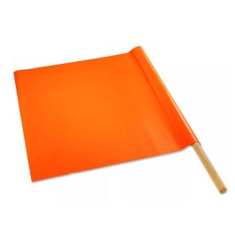 Traffic Safety Orange Mesh Flag 18" x 18"