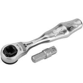 Wera Zyklop 2pc 1/4" Drive Mini 1 Bit Ratchet